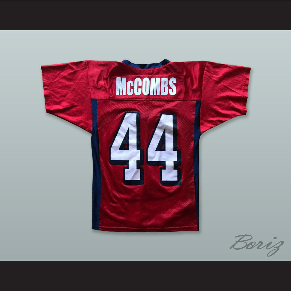 McCombs 44 Bakersfield Blitz Red Football Jersey – 1life2live Store